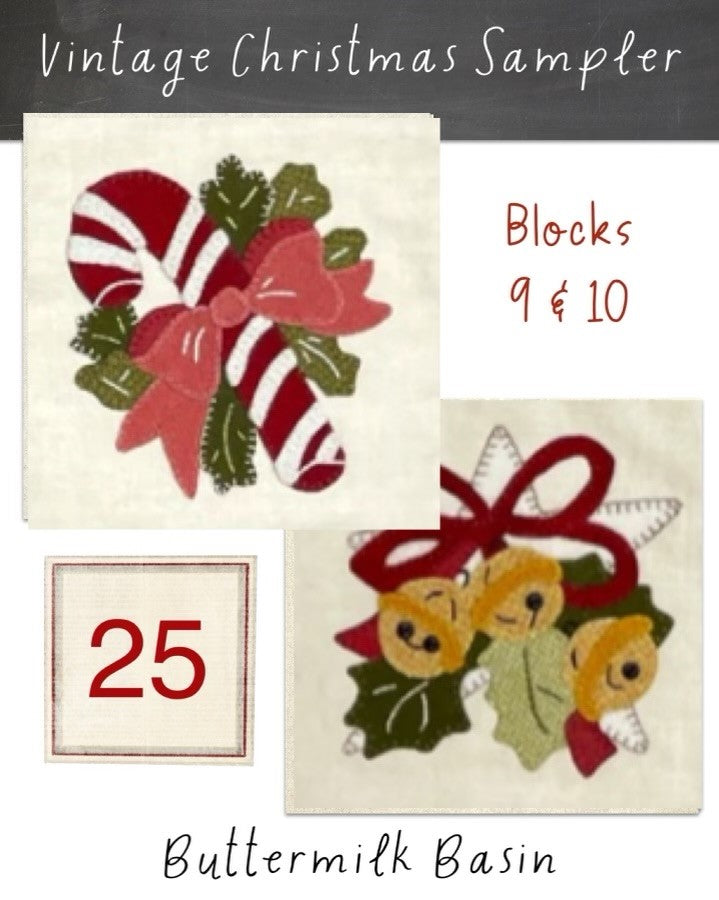 Vintage Christmas Sampler – Buttermilk Basin