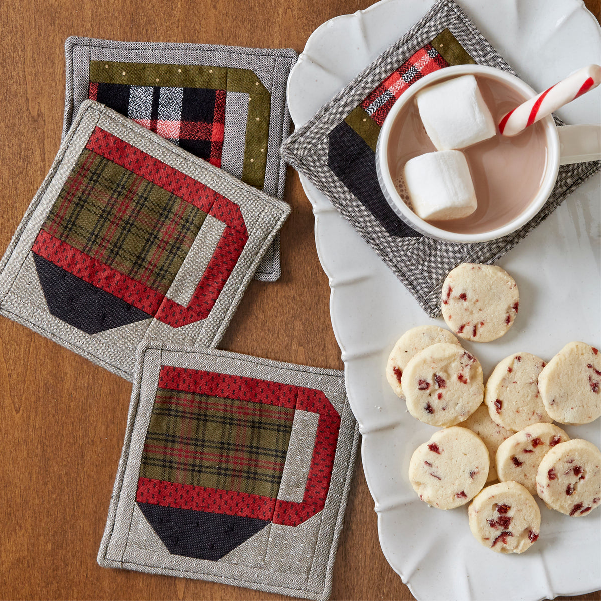Hot Cocoa Mug Mats – Buttermilk Basin