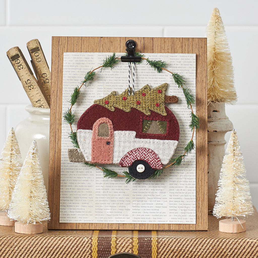Vintage Camper & Tree Ornament – Buttermilk Basin