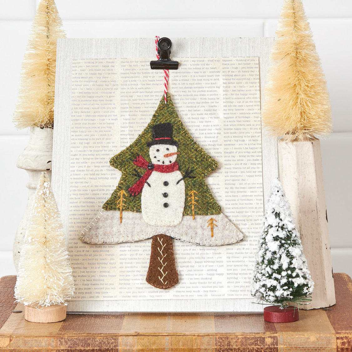 Snowman Tree Ornament – Buttermilk Basin