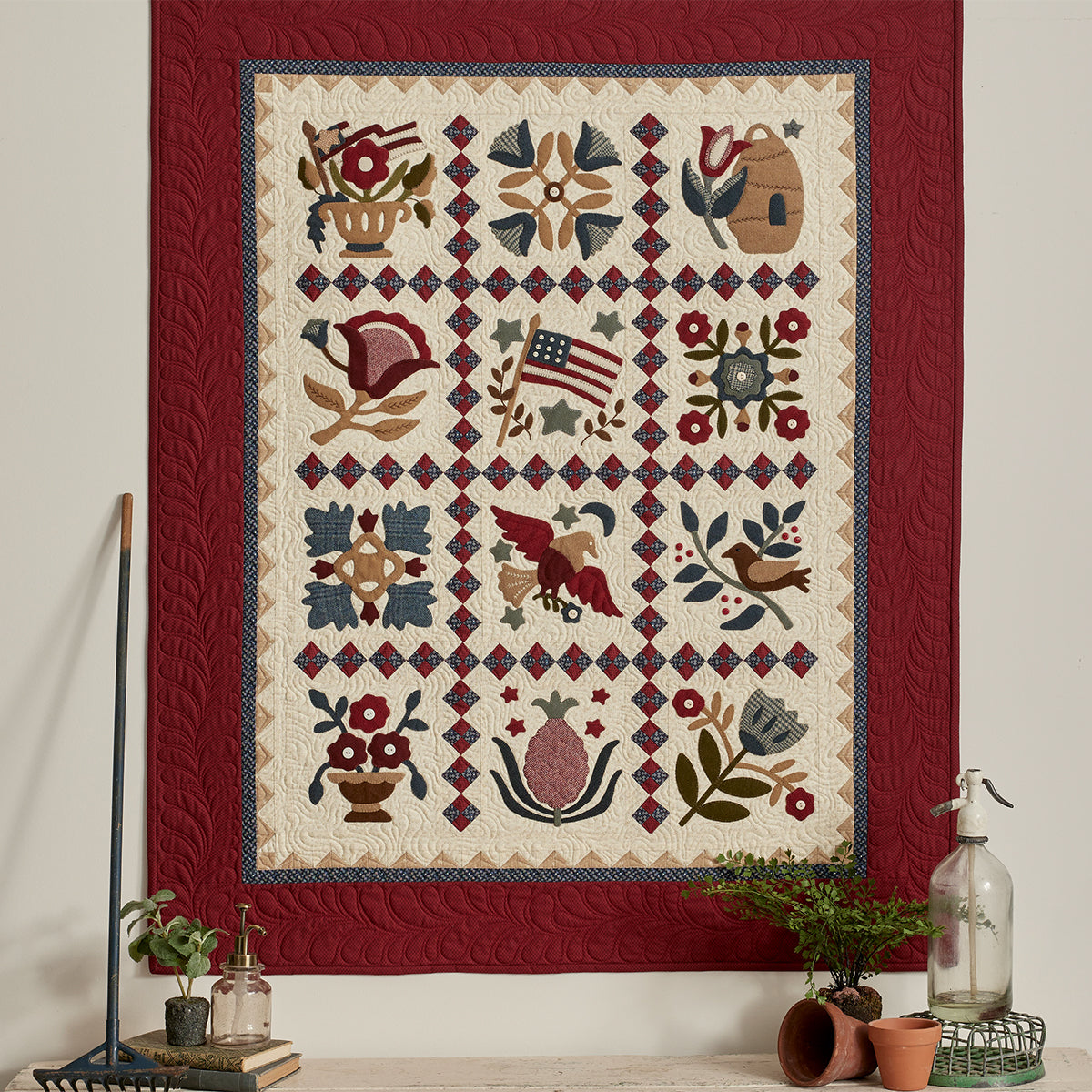 Liberty Woolen Album Quilt – Buttermilk Basin