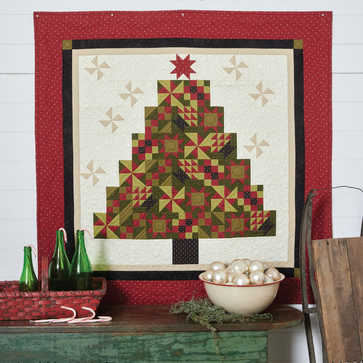 Quilted Fabric Tree Pattern Quiltbites Christmas Trees Pattern