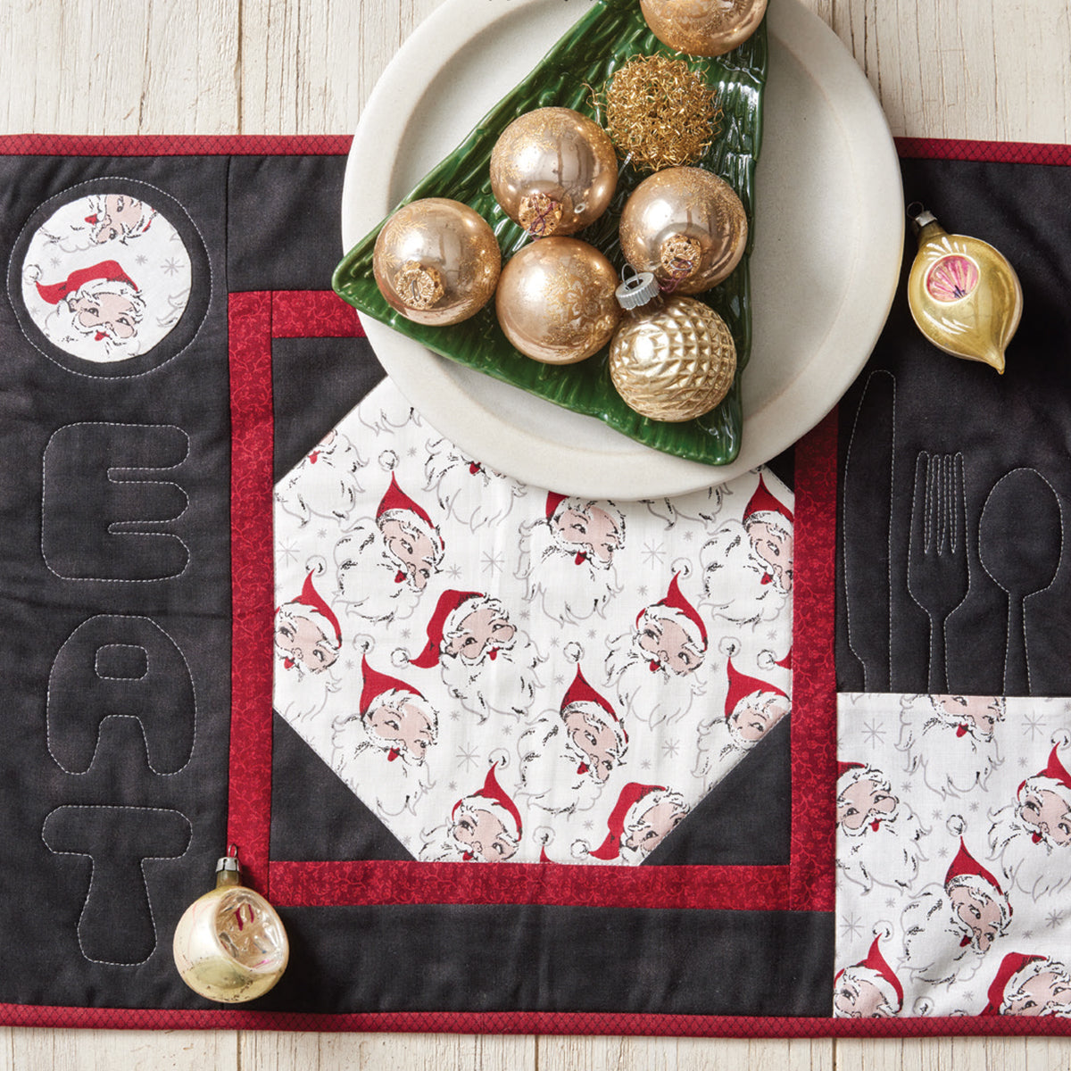 "EAT" Holiday Mat – Buttermilk Basin