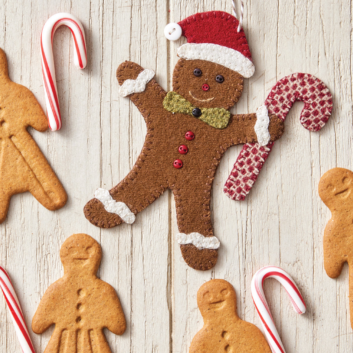 Santa Ginger Ornament – Buttermilk Basin