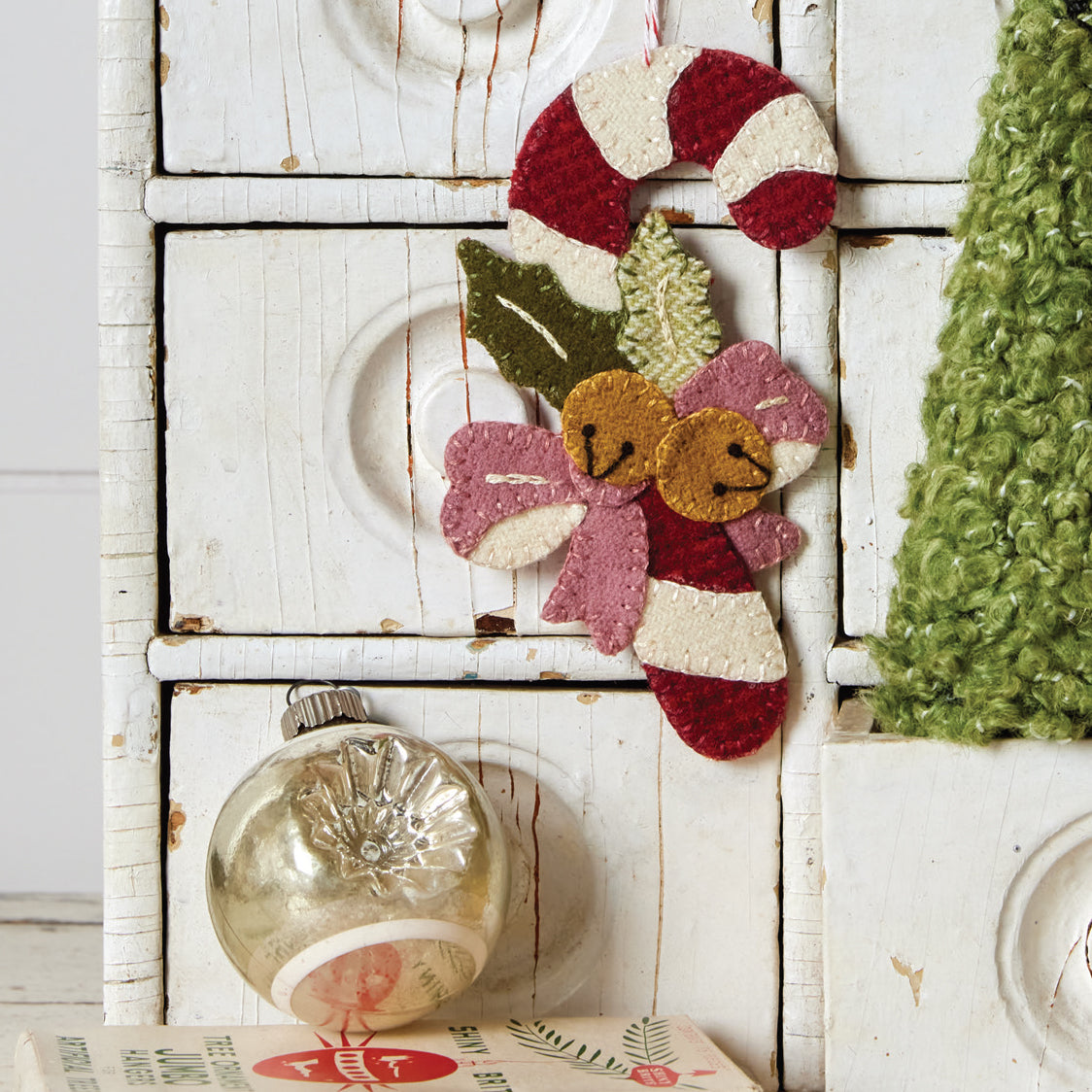 Candy Cane & Bells Ornament – Buttermilk Basin