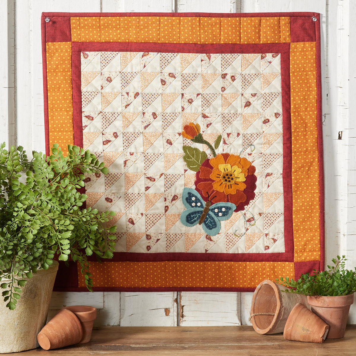 French Marigold Mini Quilt – Buttermilk Basin
