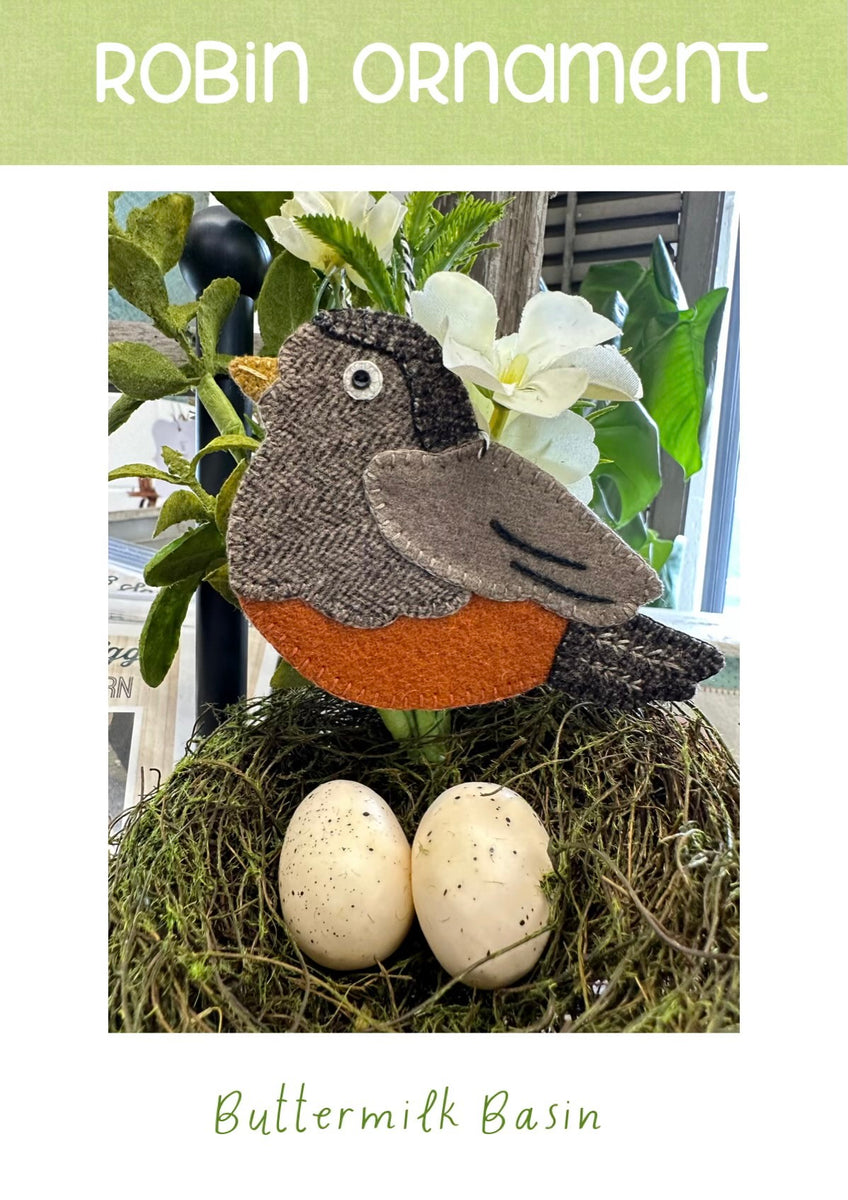 Robin Ornament – Buttermilk Basin