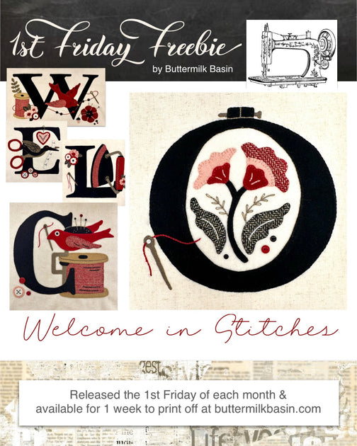 Sewing Themed Wool Kits & Patterns – Buttermilk Basin