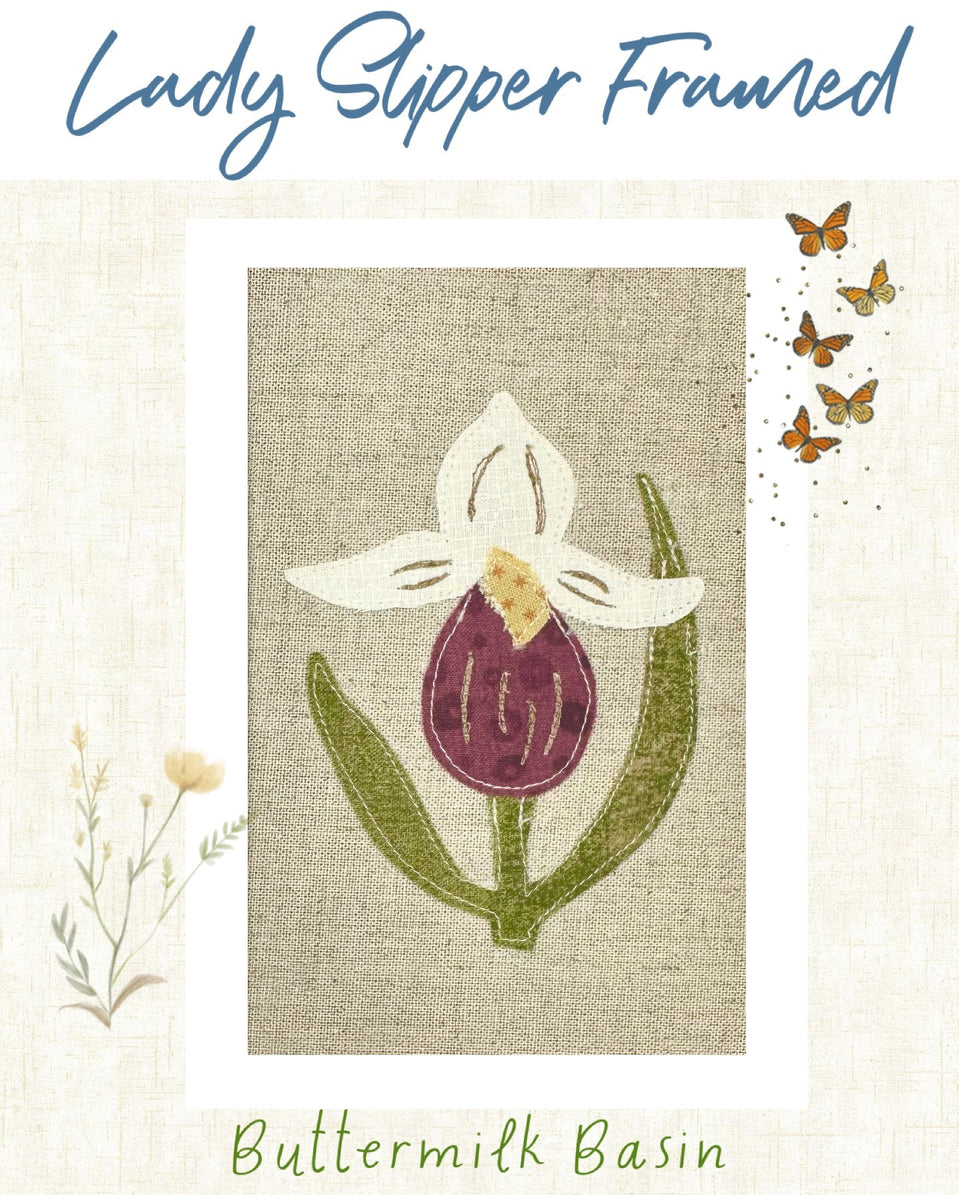 Lady Slipper Framed – Buttermilk Basin