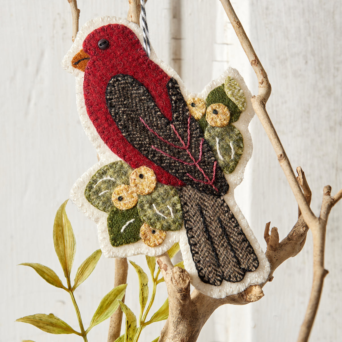 Scarlet Tanger Ornament – Buttermilk Basin