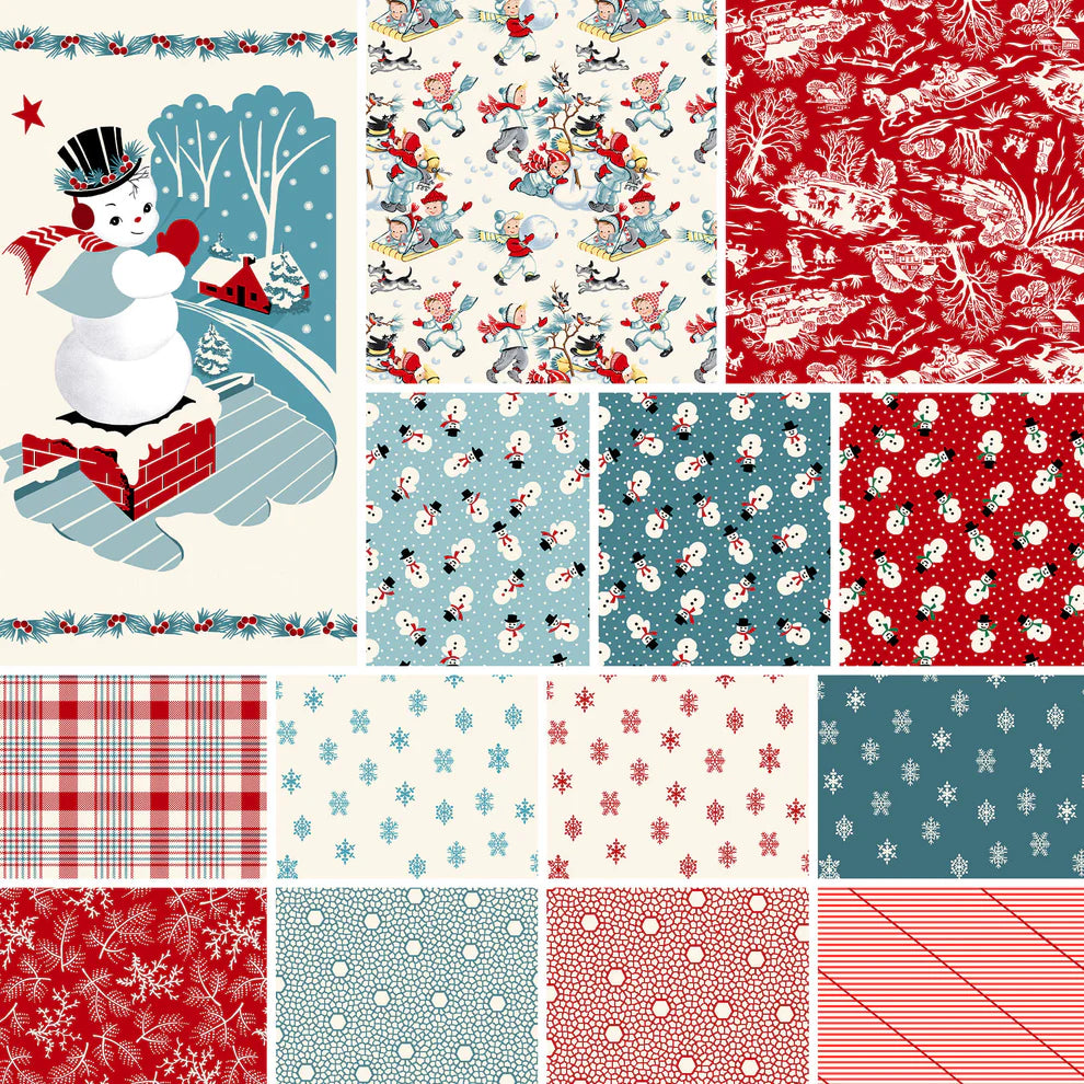 Winter in Snowtown Fabric Line – Buttermilk Basin
