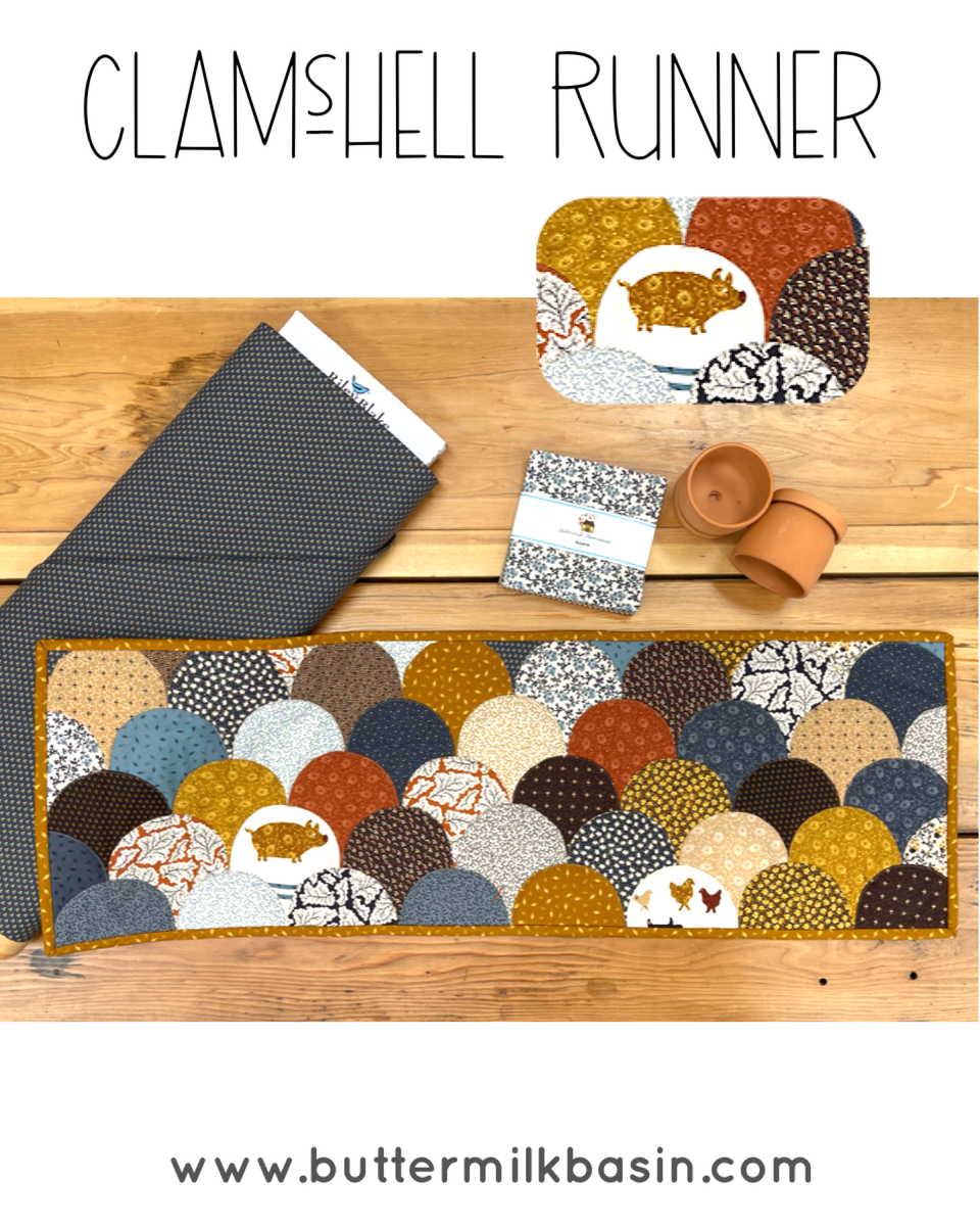 Clamshell Runner Pattern – Buttermilk Basin