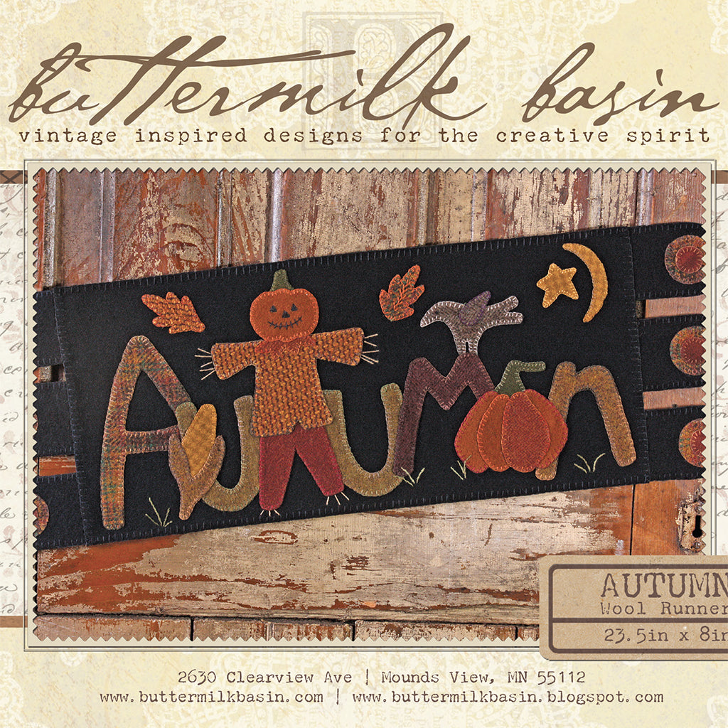 Autumn Wool Runner – Buttermilk Basin