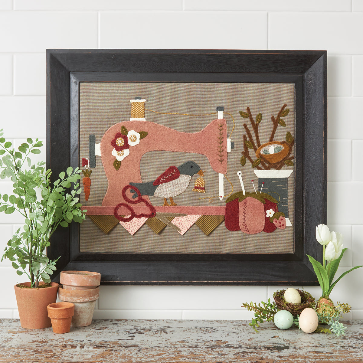 Spring Vintage Sewing Machine – Buttermilk Basin