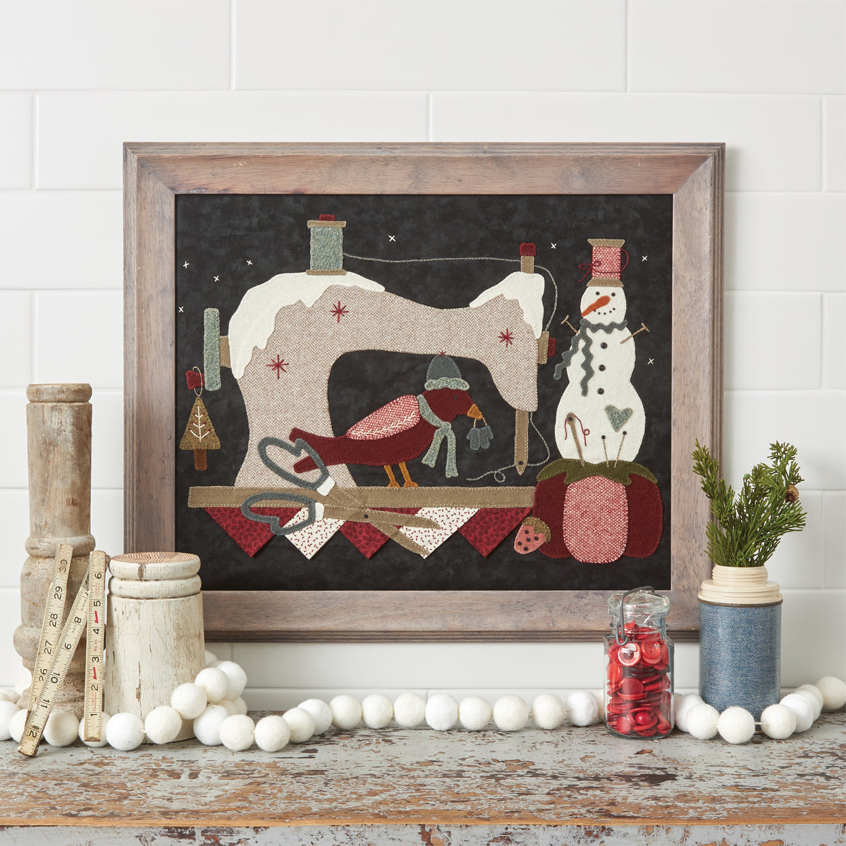 Winter Vintage Sewing Machine – Buttermilk Basin