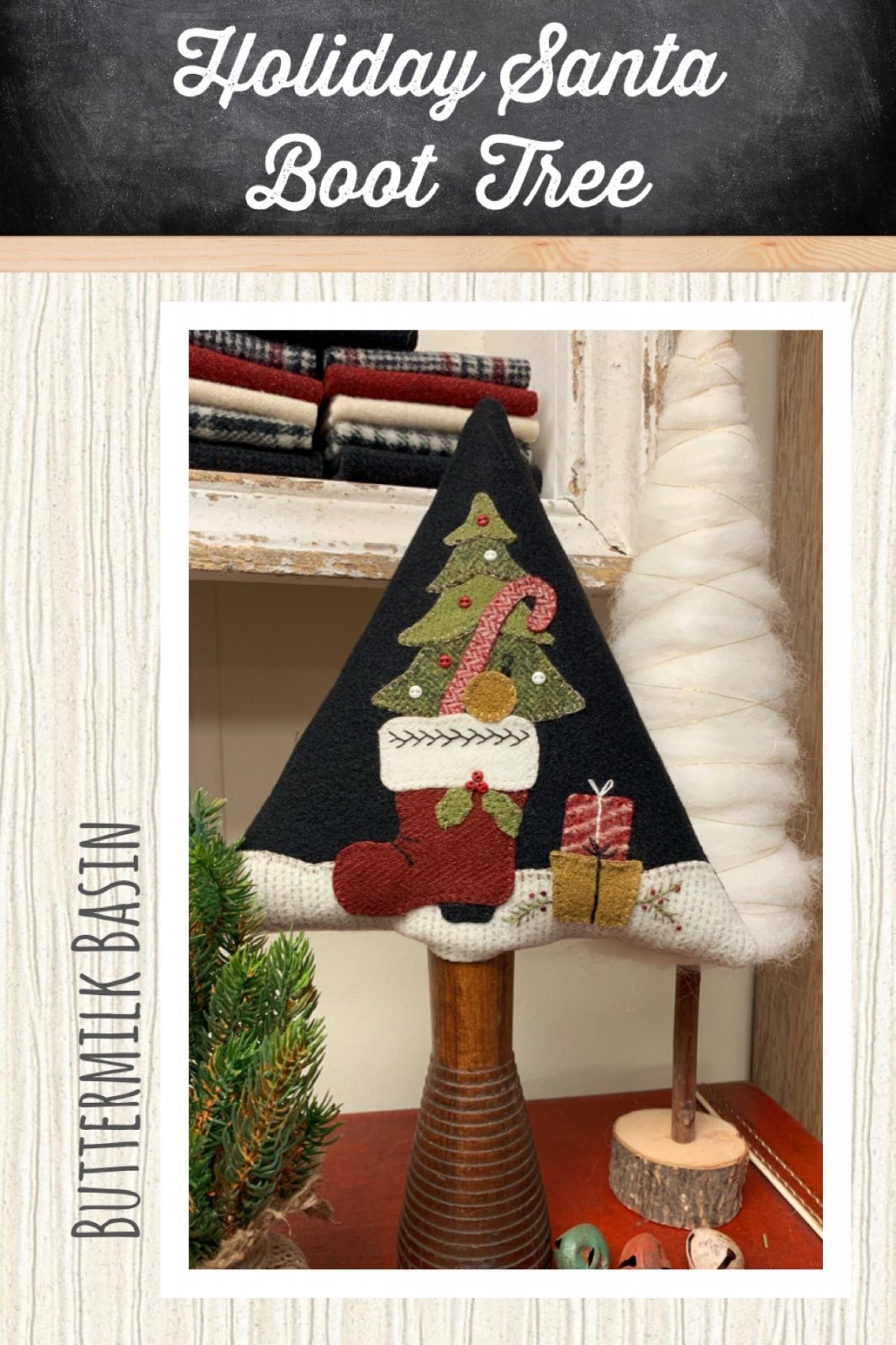 Holiday Santa Boot Tree – Buttermilk Basin