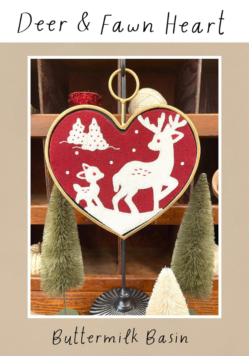 Deer & Fawn Heart – Buttermilk Basin